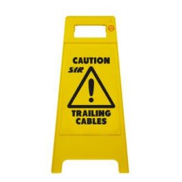 'Caution Trailing Cables' A Frame Wet Floor Sign | 930332TC