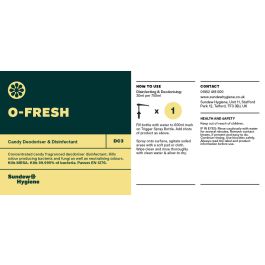 O-Fresh | 750ml RTU Label
