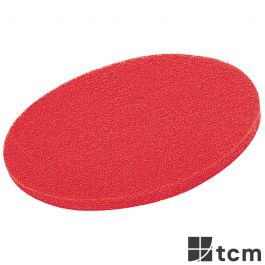 TCM 'deckshine' Floor Pads - 15 inch - RED
