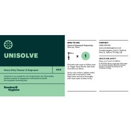 Unisolve | 750ml RTU Label