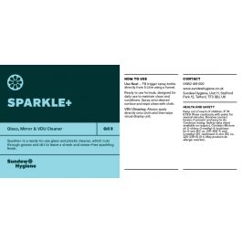 Sundew Hygiene | Sparkle+ | 750ml RTU Label