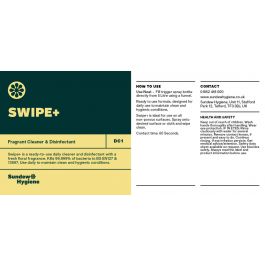 Sundew Hygiene | Swipe+ | 750ml RTU Label