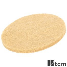 TCM 'deckshine' Floor Pads - 16 inch - TAN