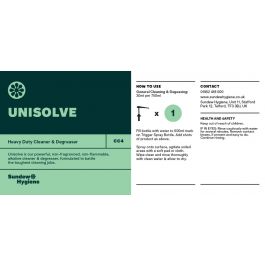 Sundew Hygiene | Unisolve | 750ml RTU Label