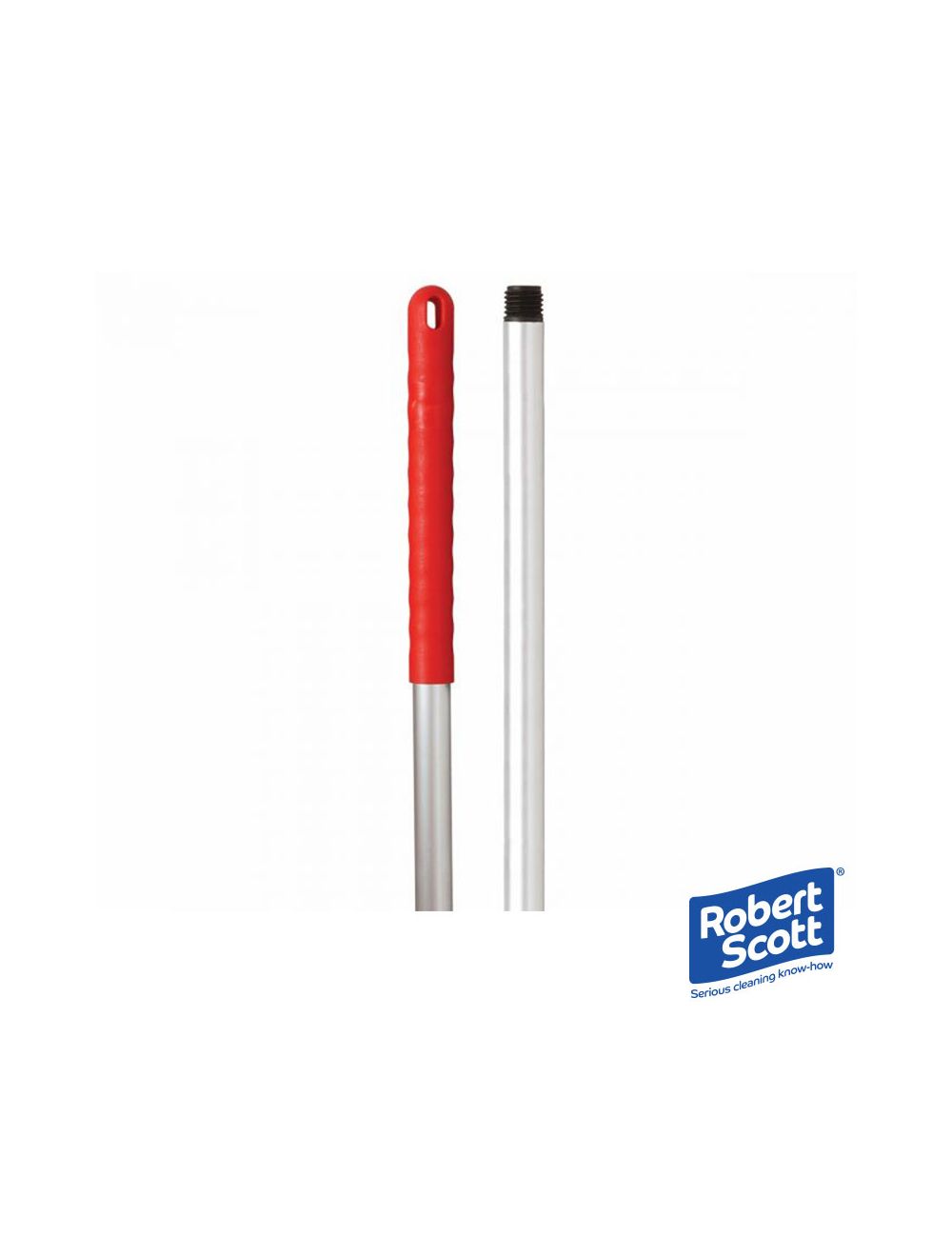 Aluminium Handle 137cm / 54" | Screw Thread | Red