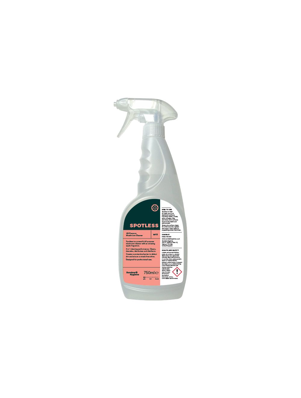 Spotless | All Purpose Washroom Cleaner | Cherry Blossom | WC8 | 750ml